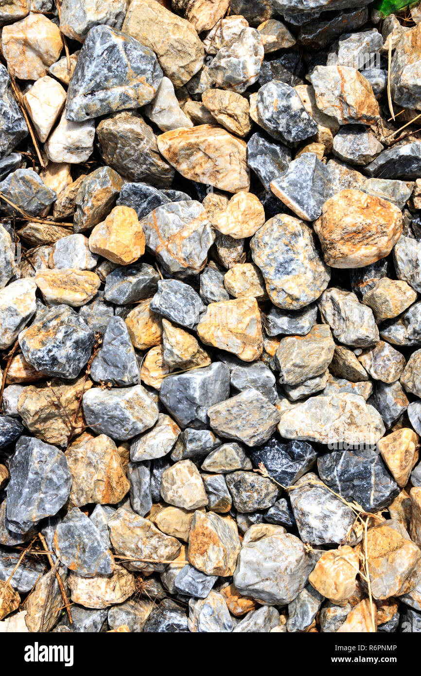 Gravel stones small and big Stock Photo - Alamy