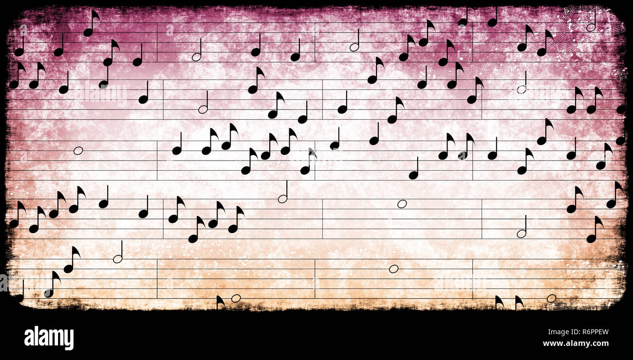 Classical Music Notes Stock Photo - Alamy