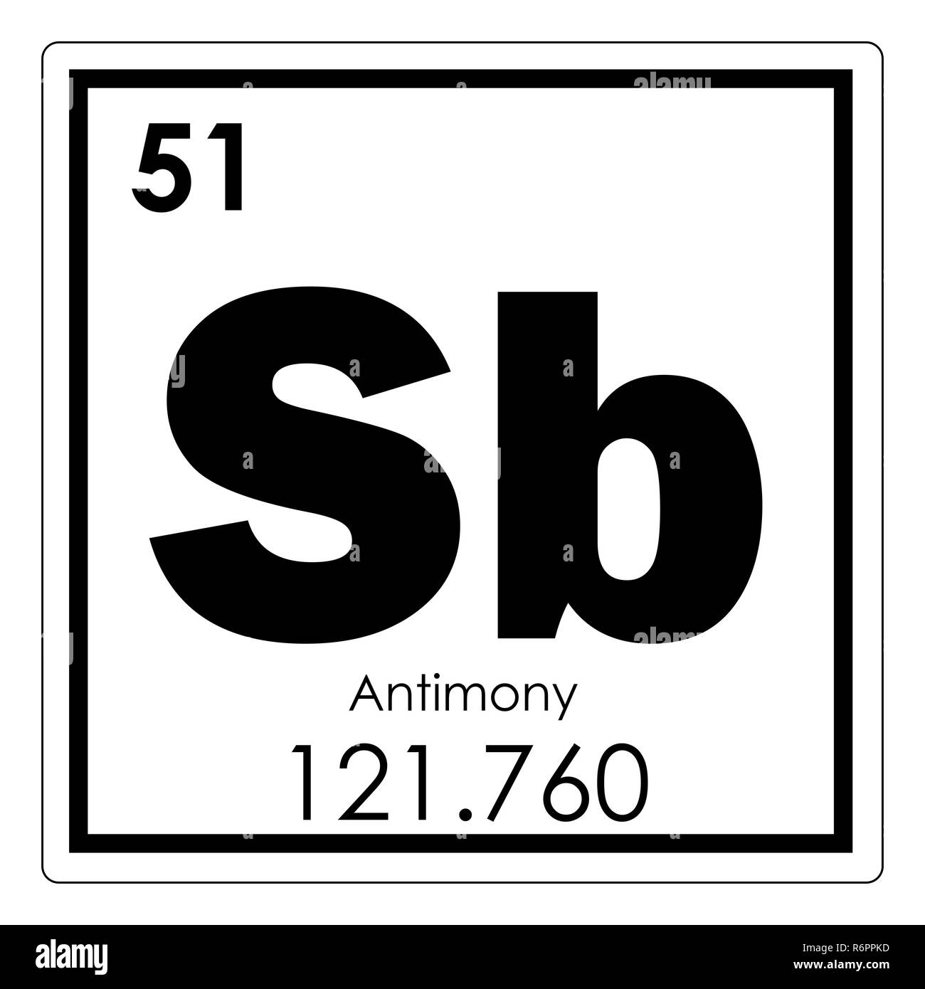 Antimony symbol hi-res stock photography and images - Alamy