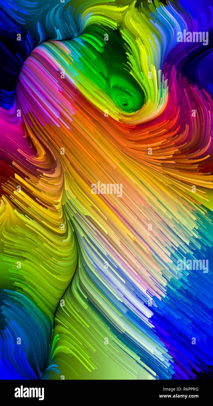 Advance of Liquid Color Stock Photo - Alamy