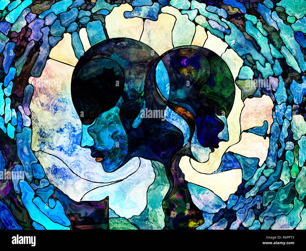 Magic of Shape Division Stock Photo - Alamy
