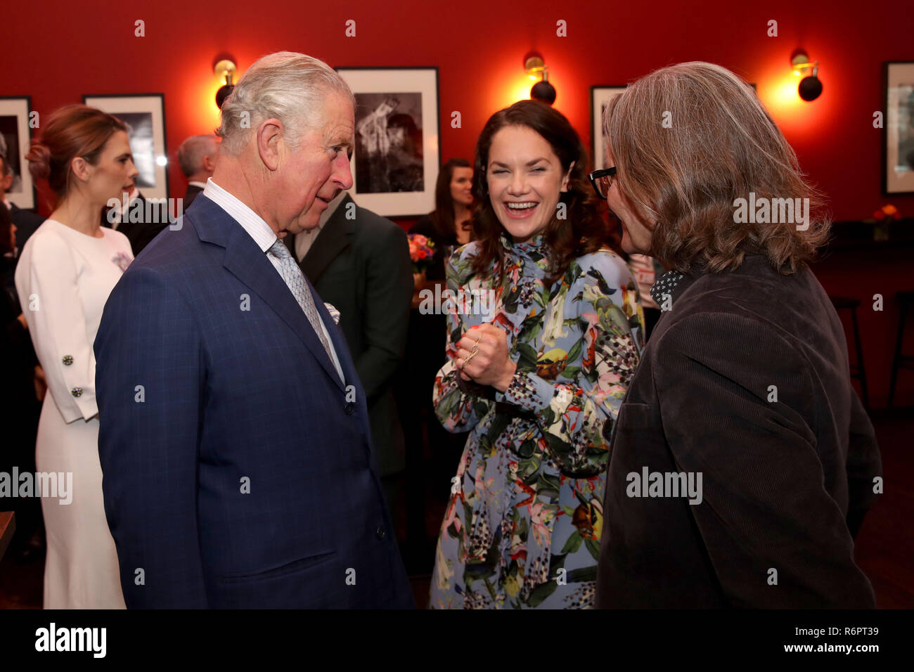 The Prince of Wales, patron of the British Film Institute (BFI), with ...