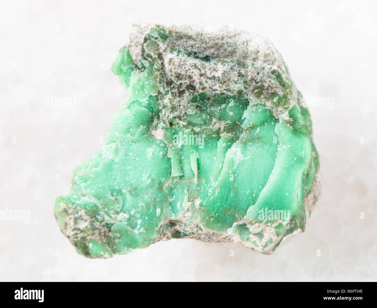raw Variscite stone on white Stock Photo - Alamy