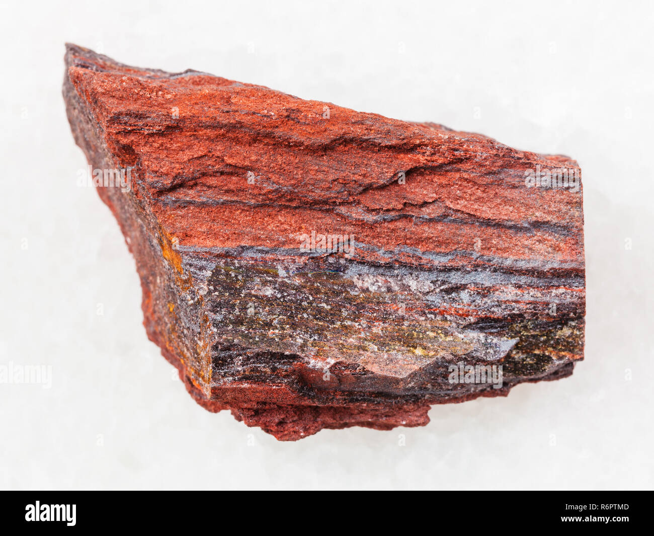 rough ferruginous quartzite stone on dark Stock Photo - Alamy