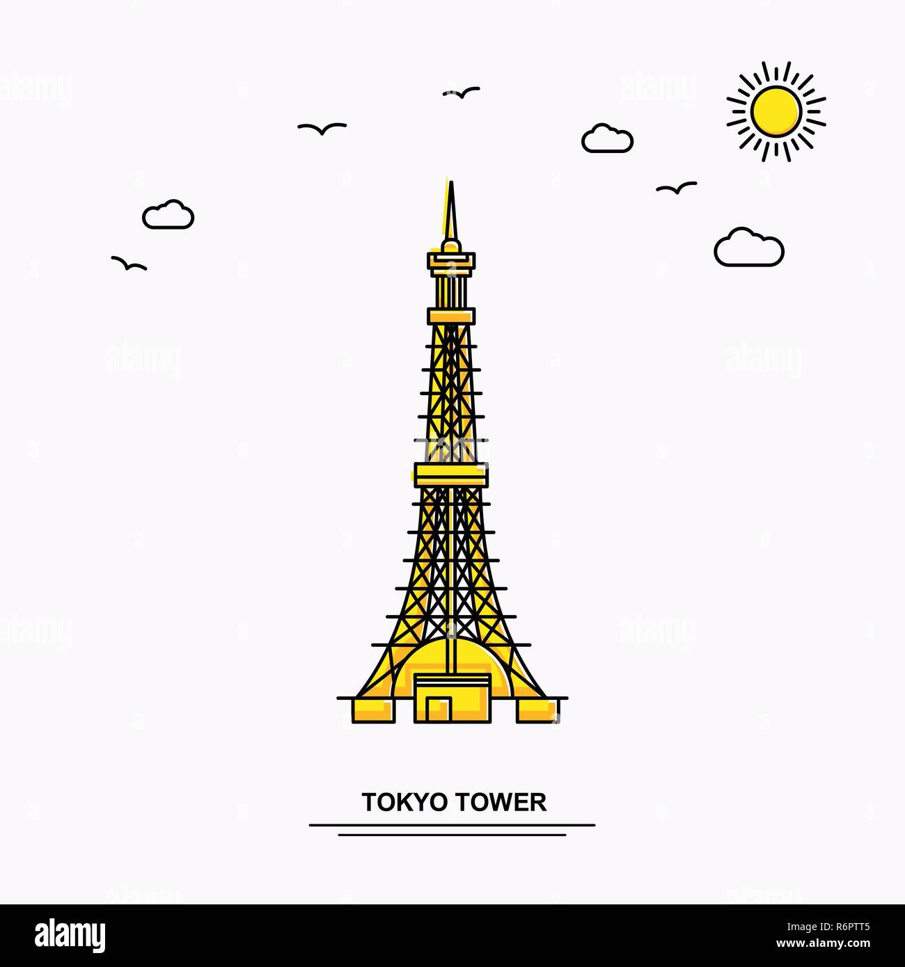 Tall buildings in tokyo Stock Vector Images - Alamy