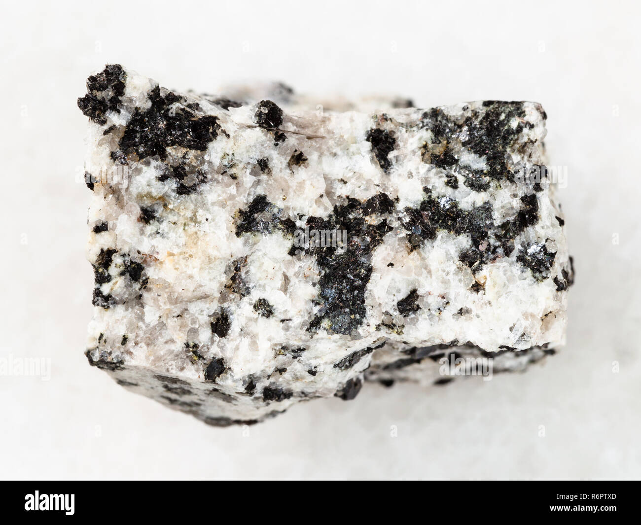 rough white granite stone on white Stock Photo - Alamy