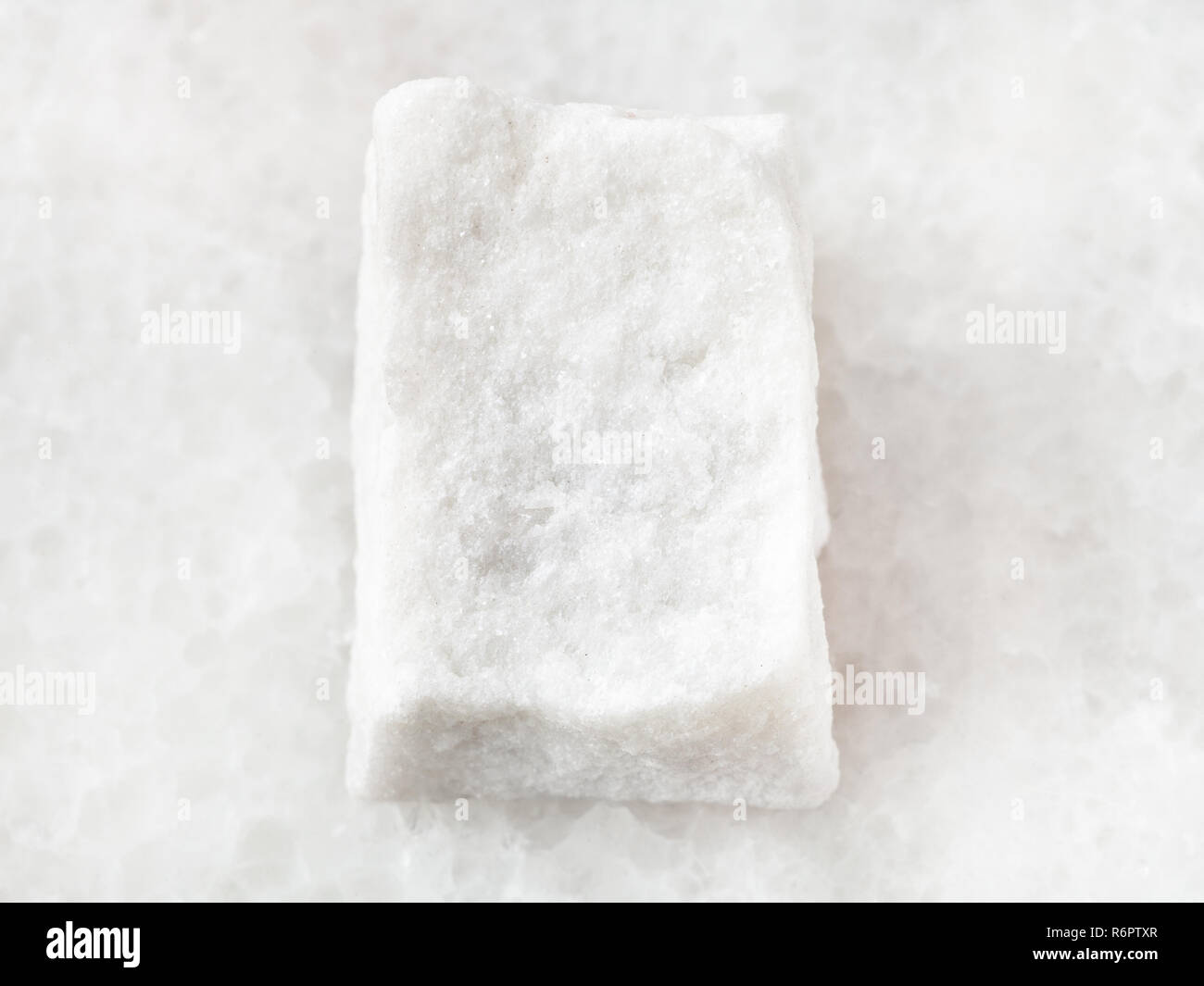 rough white marble stone on white Stock Photo - Alamy
