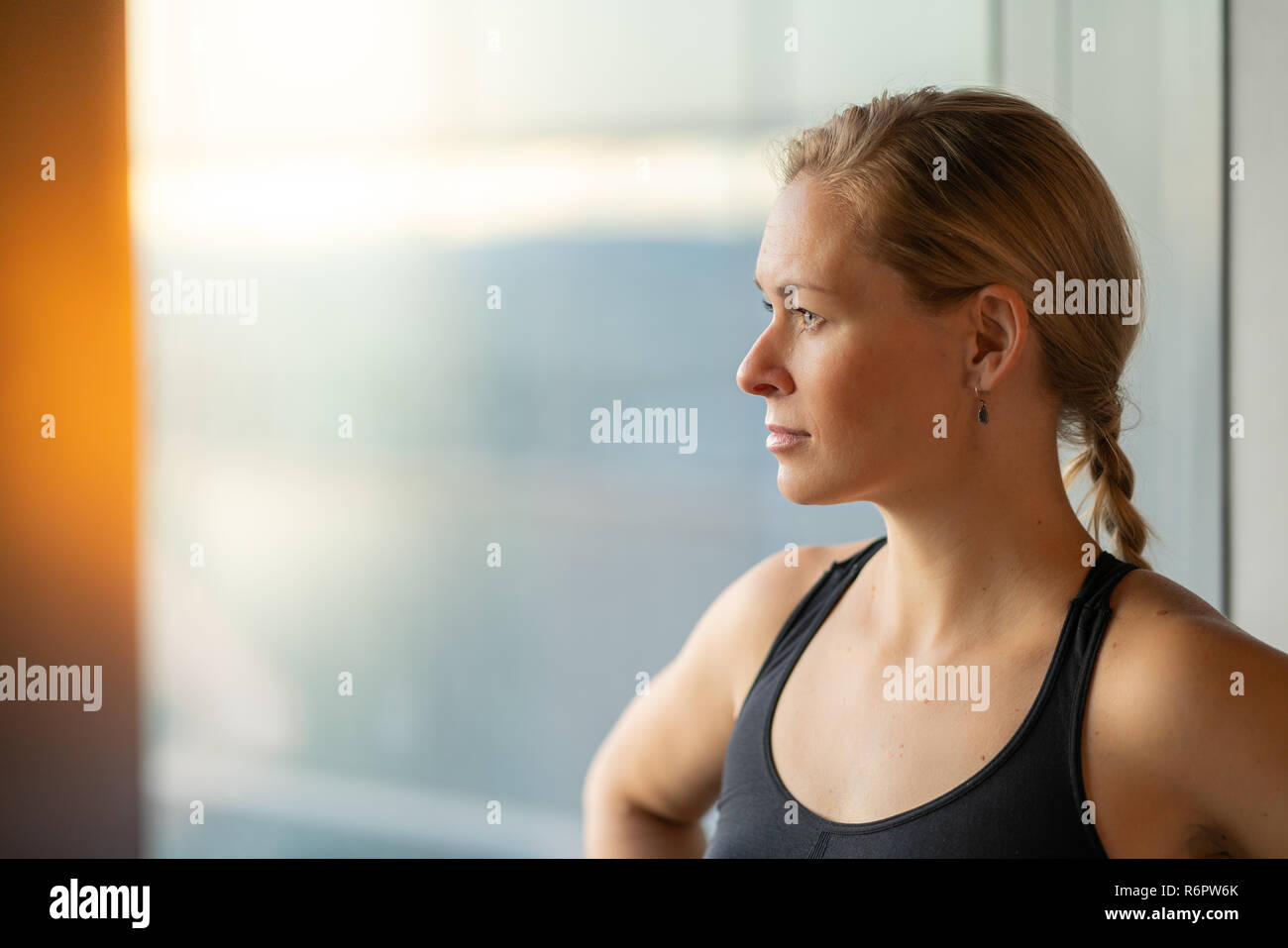 Contemplating pose hi-res stock photography and images - Alamy