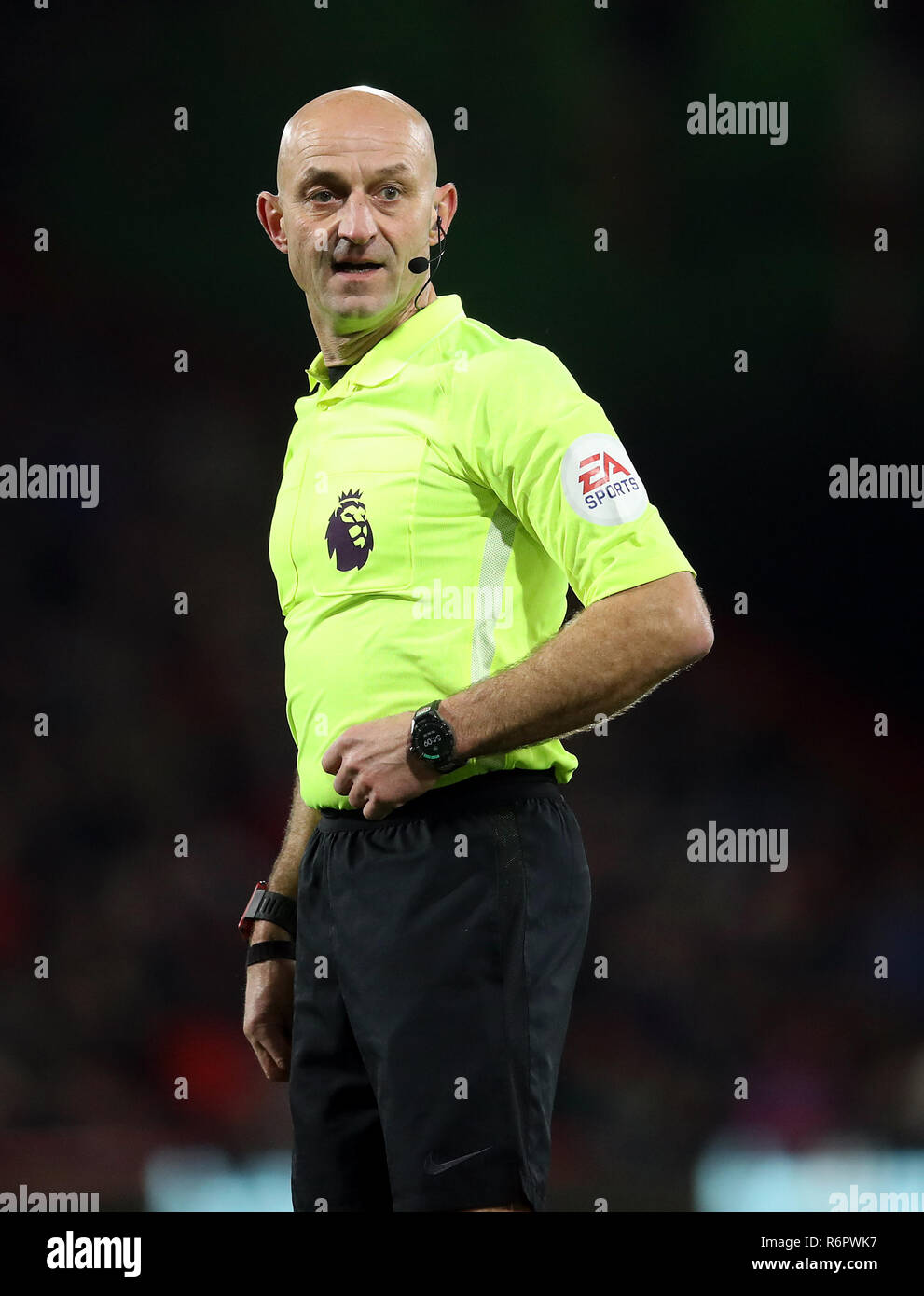 Match referee Roger East Stock Photo - Alamy