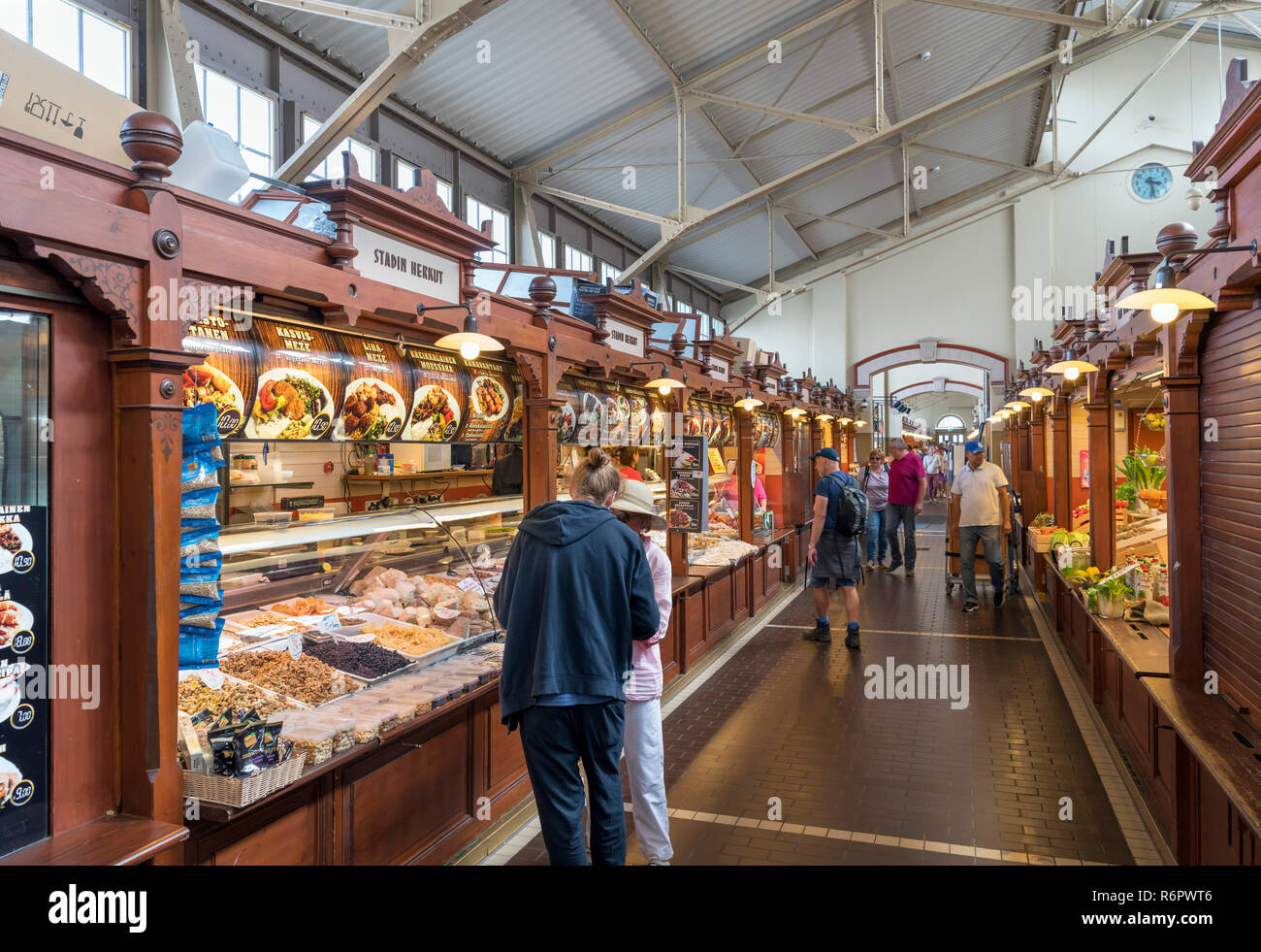 Helsinki Old Market Hall (Vanha Kauppahalli), Helsinki, Finland Stock ...