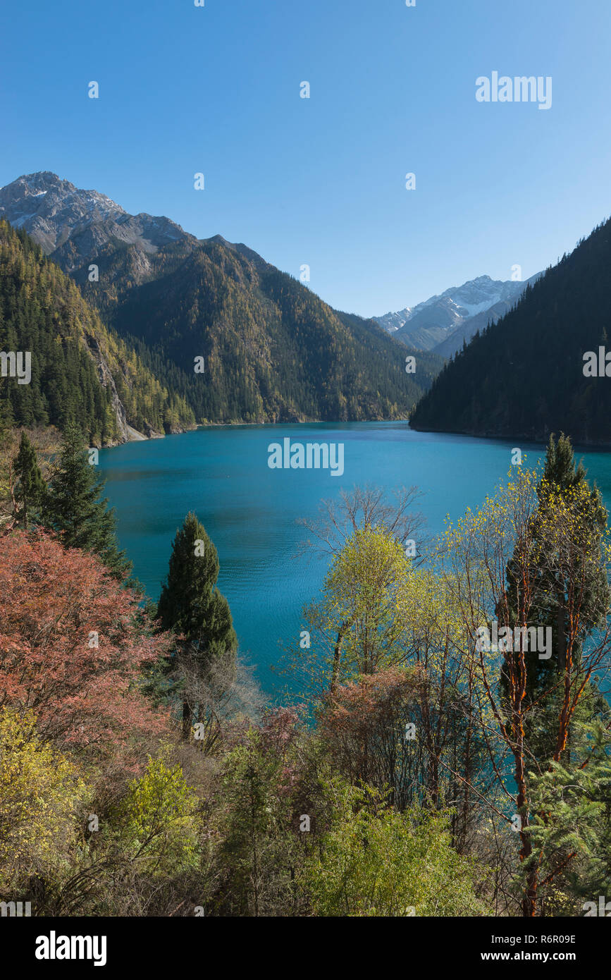 Long Lake, Jiuzhaigou National Park, Sichuan Province, China, Unesco ...