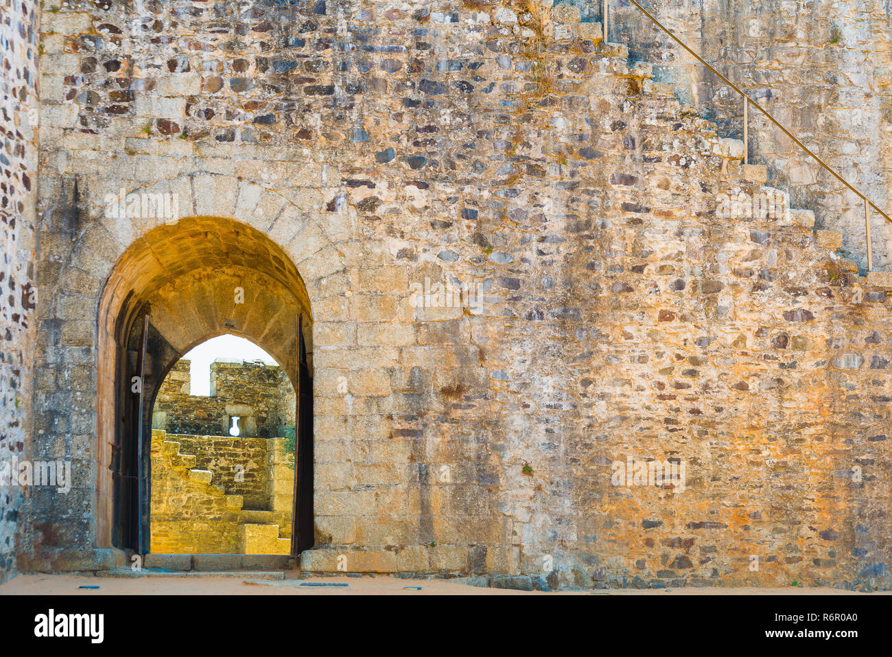 Entrance to the castle Stock Photo - Alamy