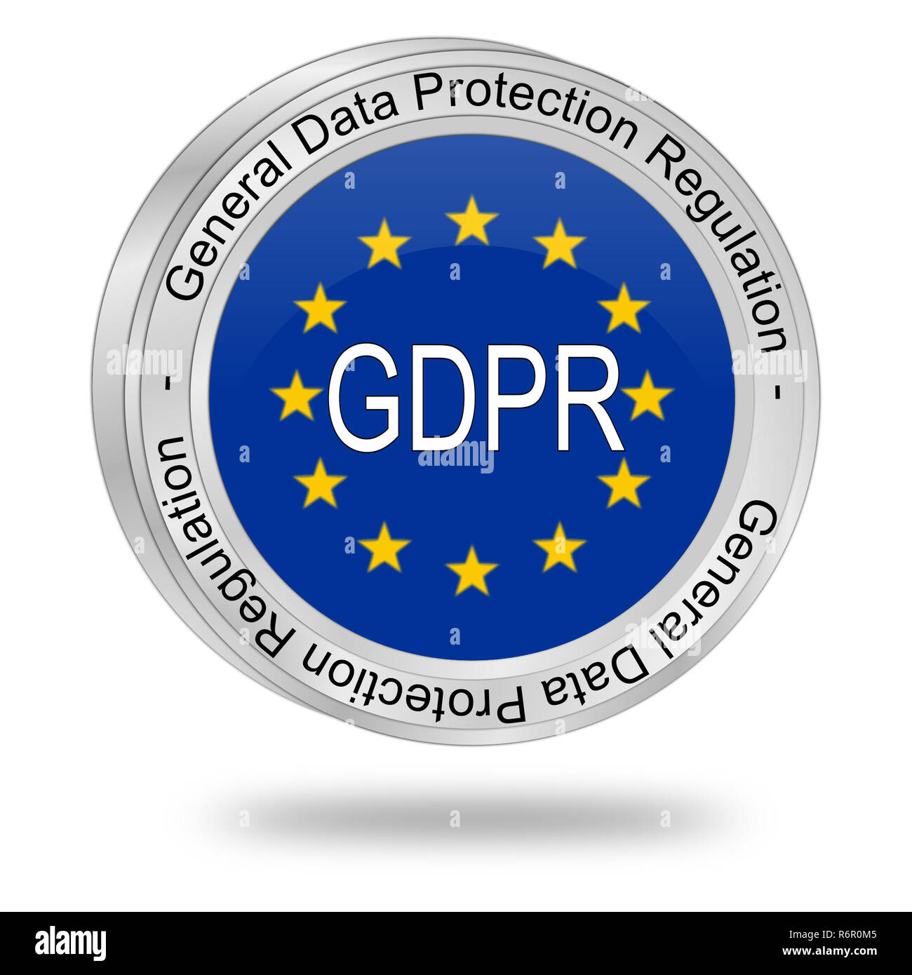 GDPR General Data Protection Regulation - 3D illustration Stock Photo ...