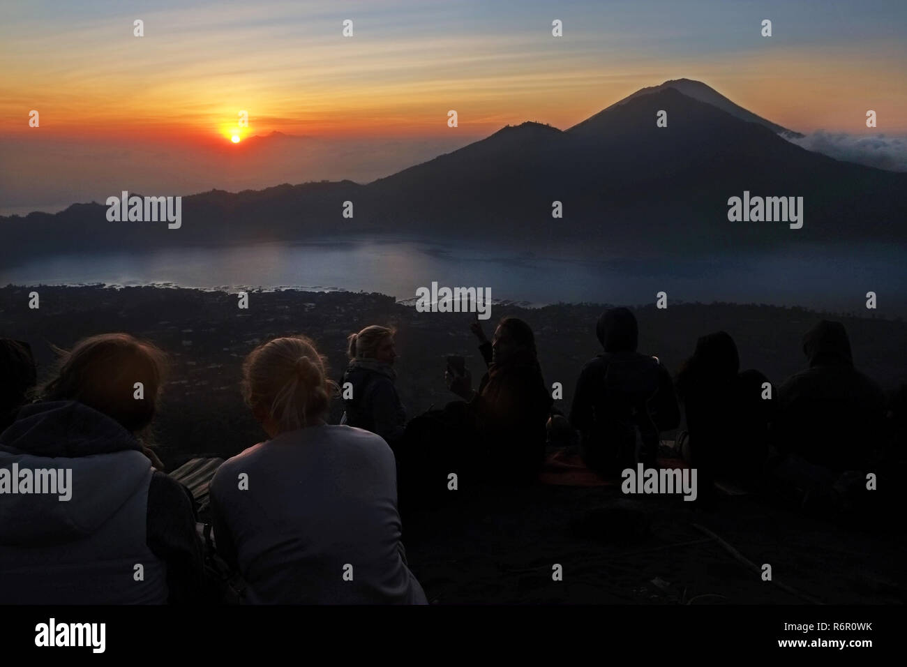 Mt. Batur Volcano Bali Trek Stock Photo - Alamy