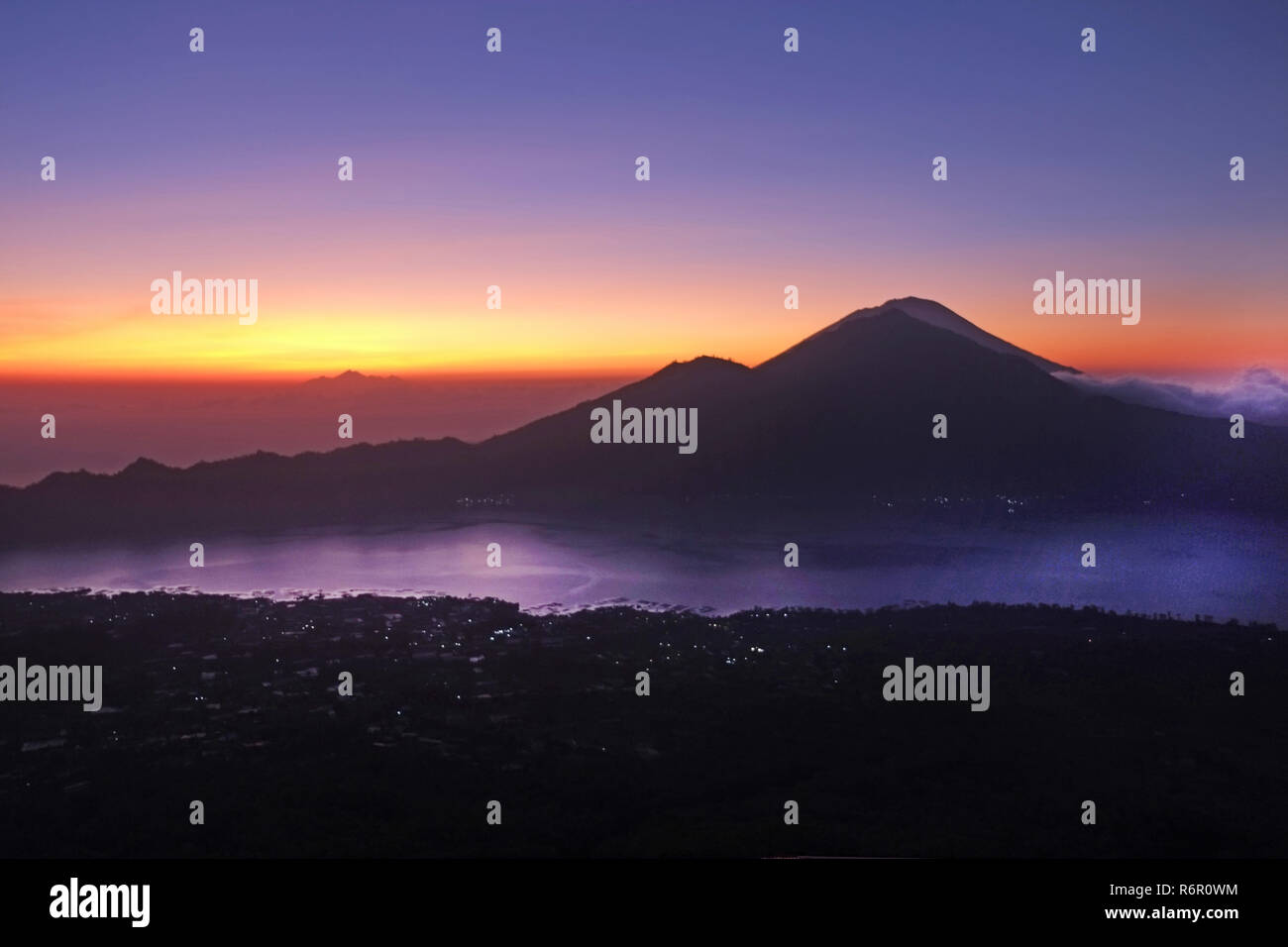 Mt. Batur Volcano Bali Trek Stock Photo - Alamy