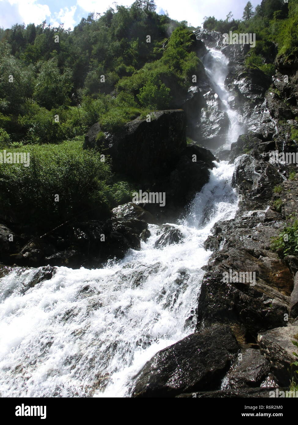 styrian bodensee waterfall Stock Photo - Alamy