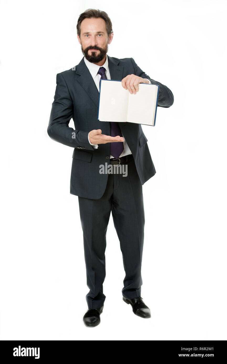 To do list. Businessman planning business schedule with notepad. Time ...