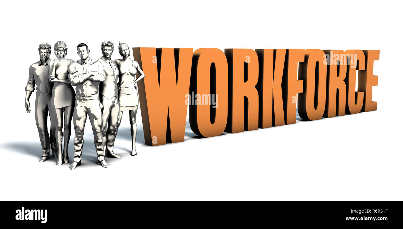 Business People Workforce Art Stock Photo - Alamy