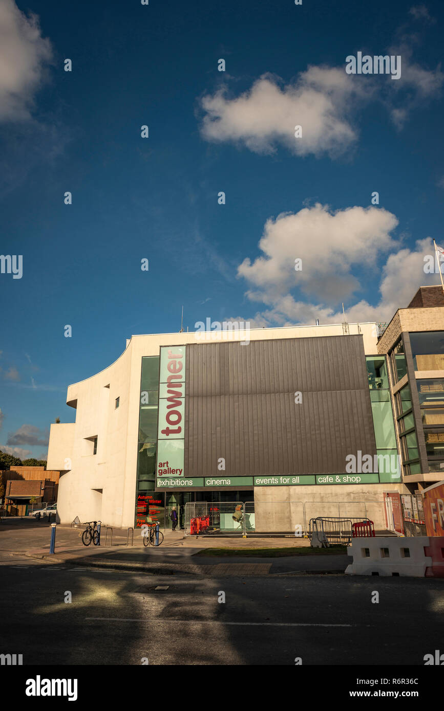 The Towner Art Gallery in Eastbourne, East Sussex, UK Stock Photo - Alamy