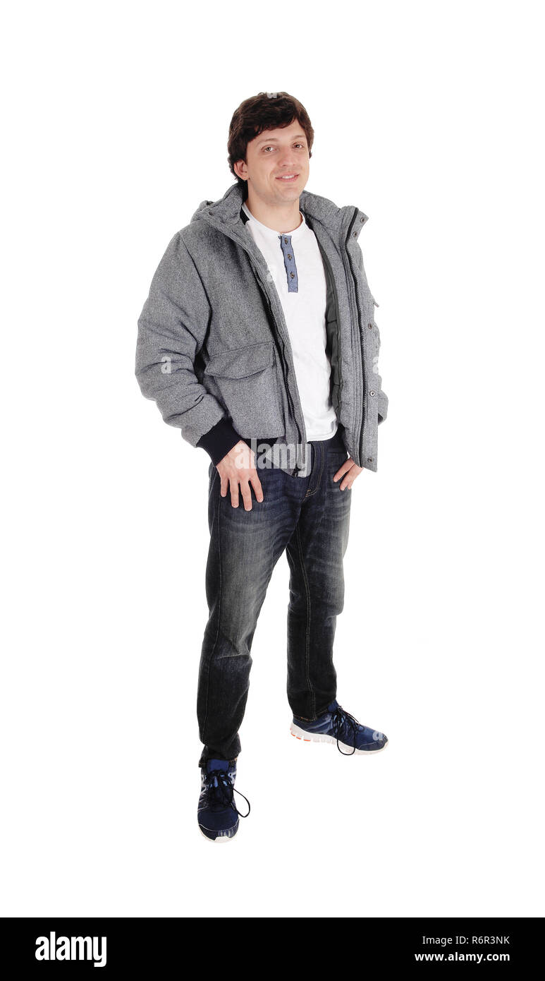 Full body teen boy standing Cut Out Stock Images & Pictures - Alamy