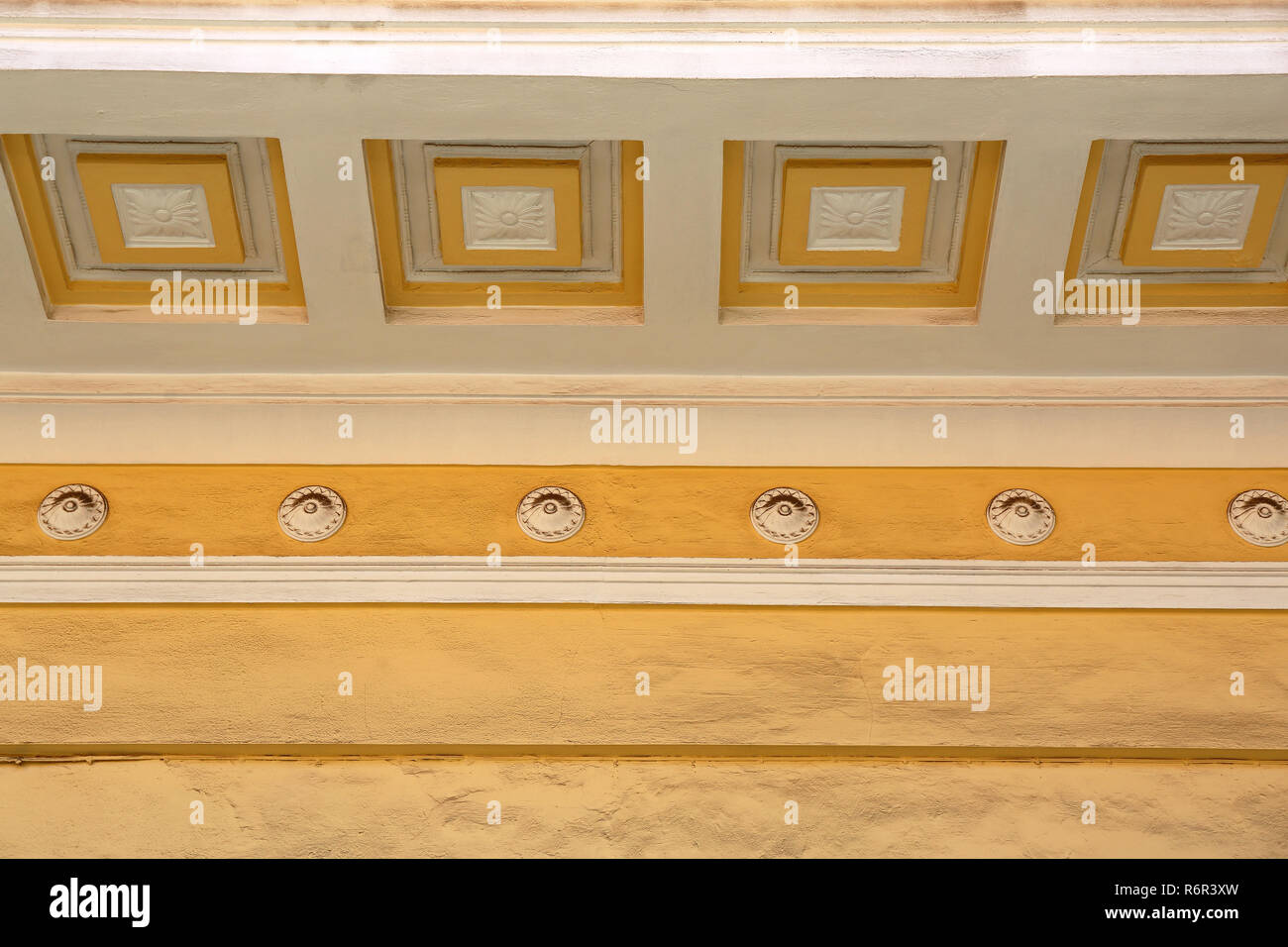 Plaster Wall Decor Stock Photo - Alamy