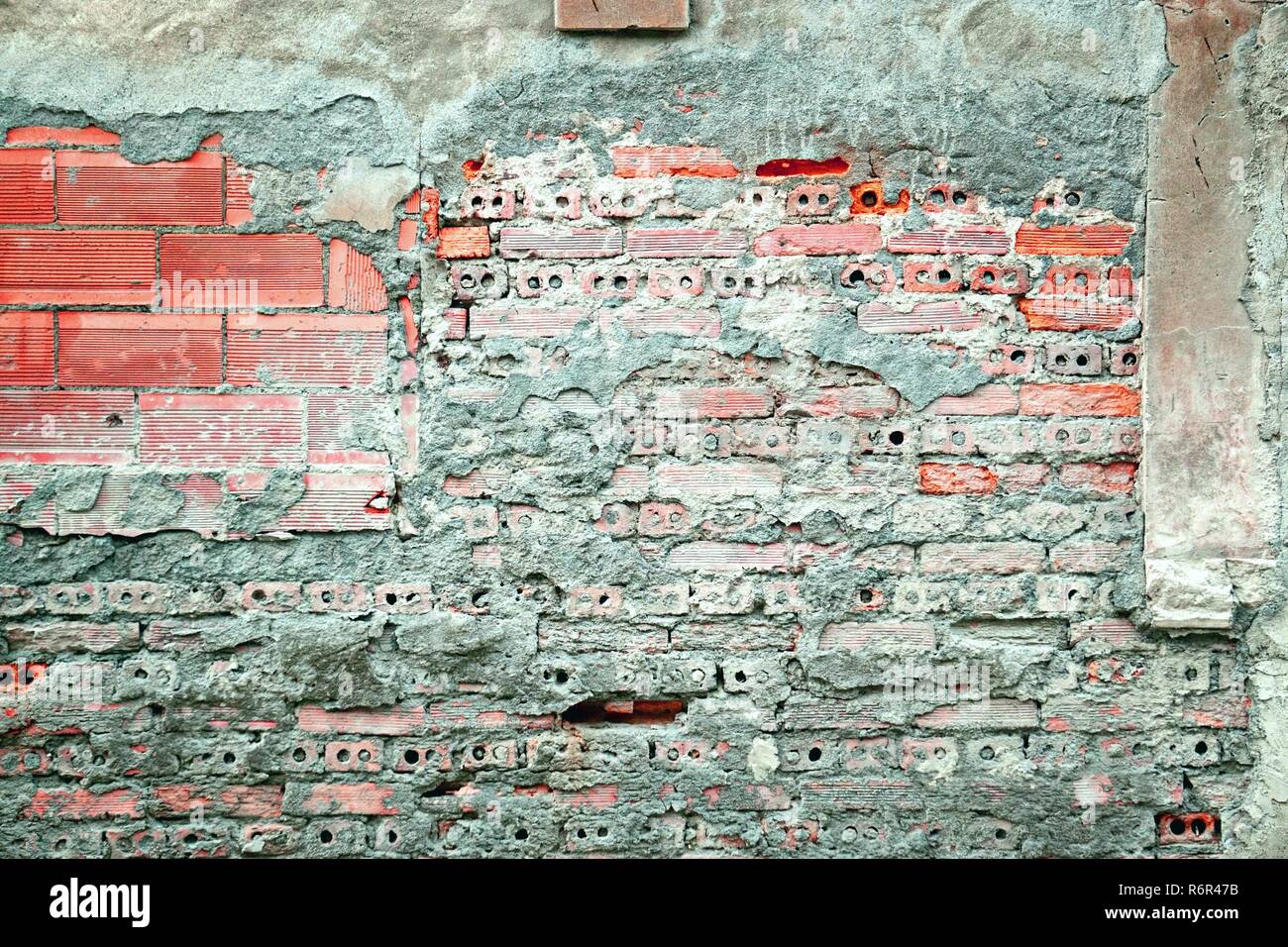 the colorful wall texture in the street Stock Photo - Alamy