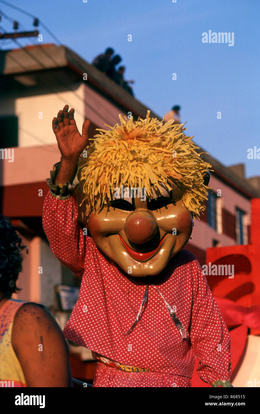 Mask man in goa carnival, Goa, India Stock Photo - Alamy