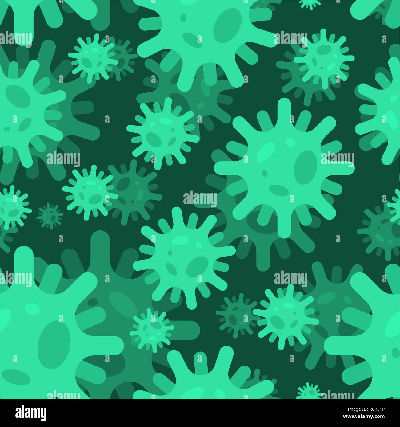 Virus pattern seamless. bacterium background. Cell disease ornament ...