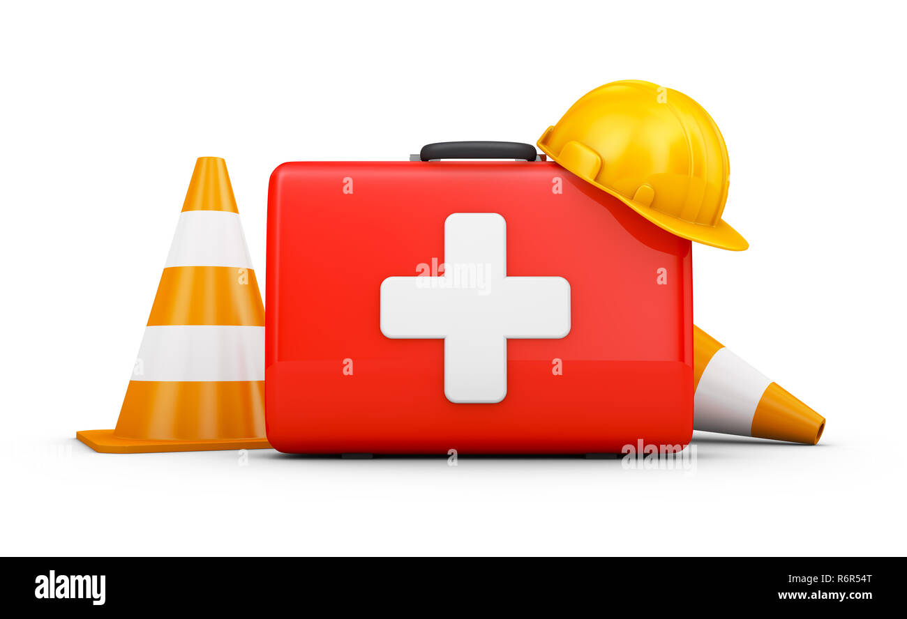 Red cross helmet Cut Out Stock Images & Pictures - Alamy