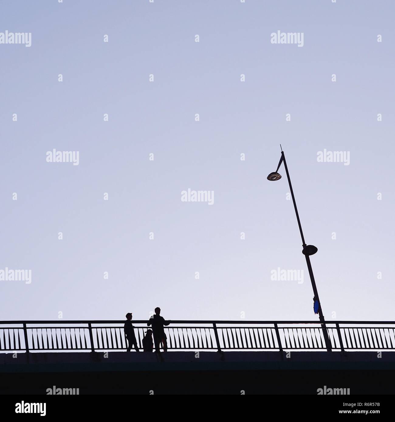 the people silhouettes in the street Stock Photo - Alamy