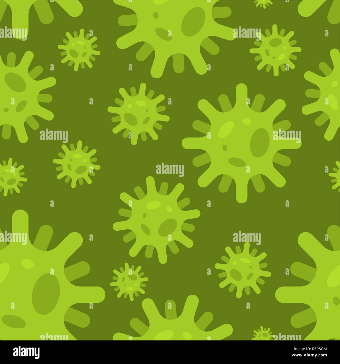 Cell plant microscope Stock Vector Images - Alamy