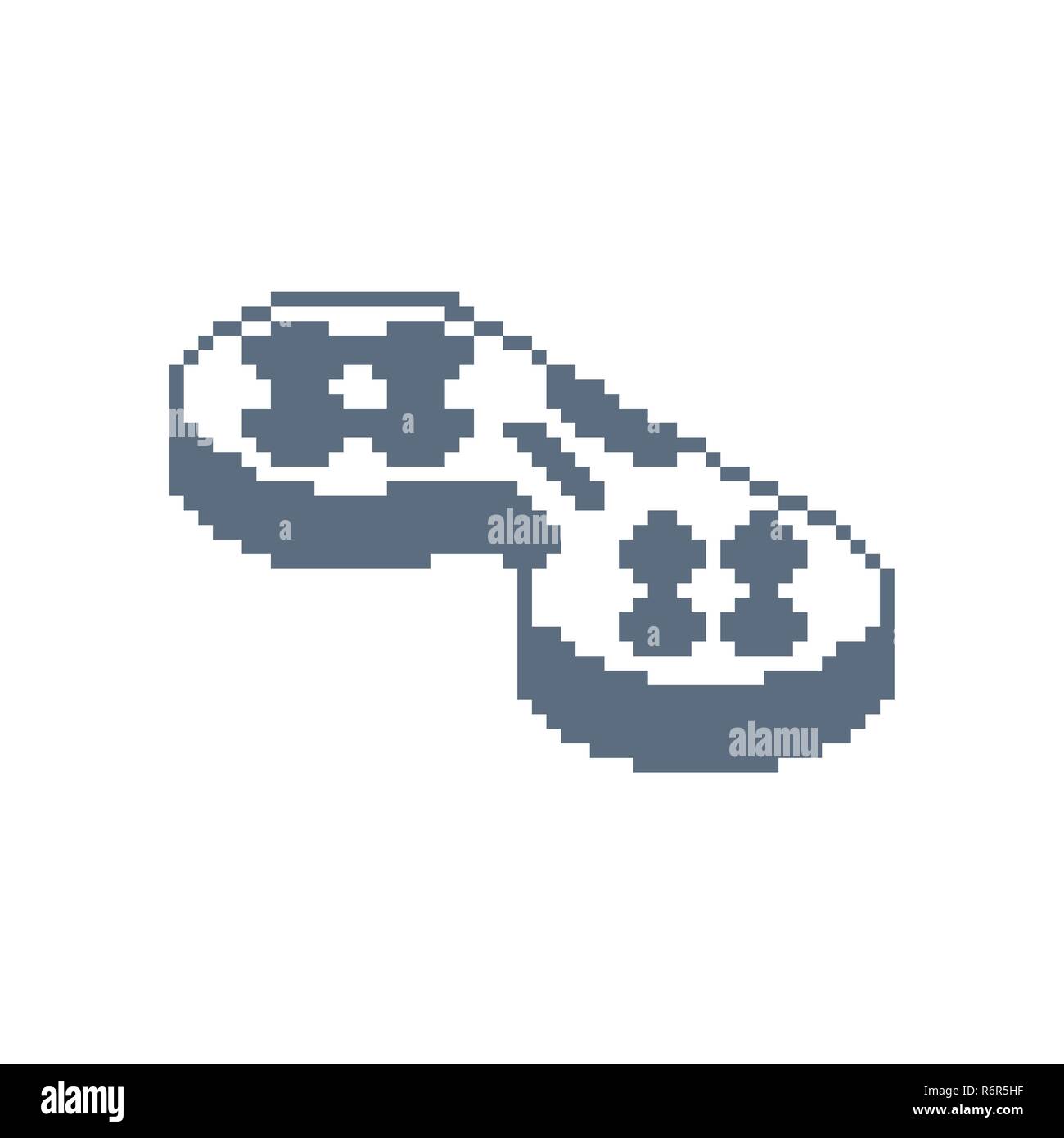 Gamepad pixel art icon. Joystick 8bit. Video game Old school control ...