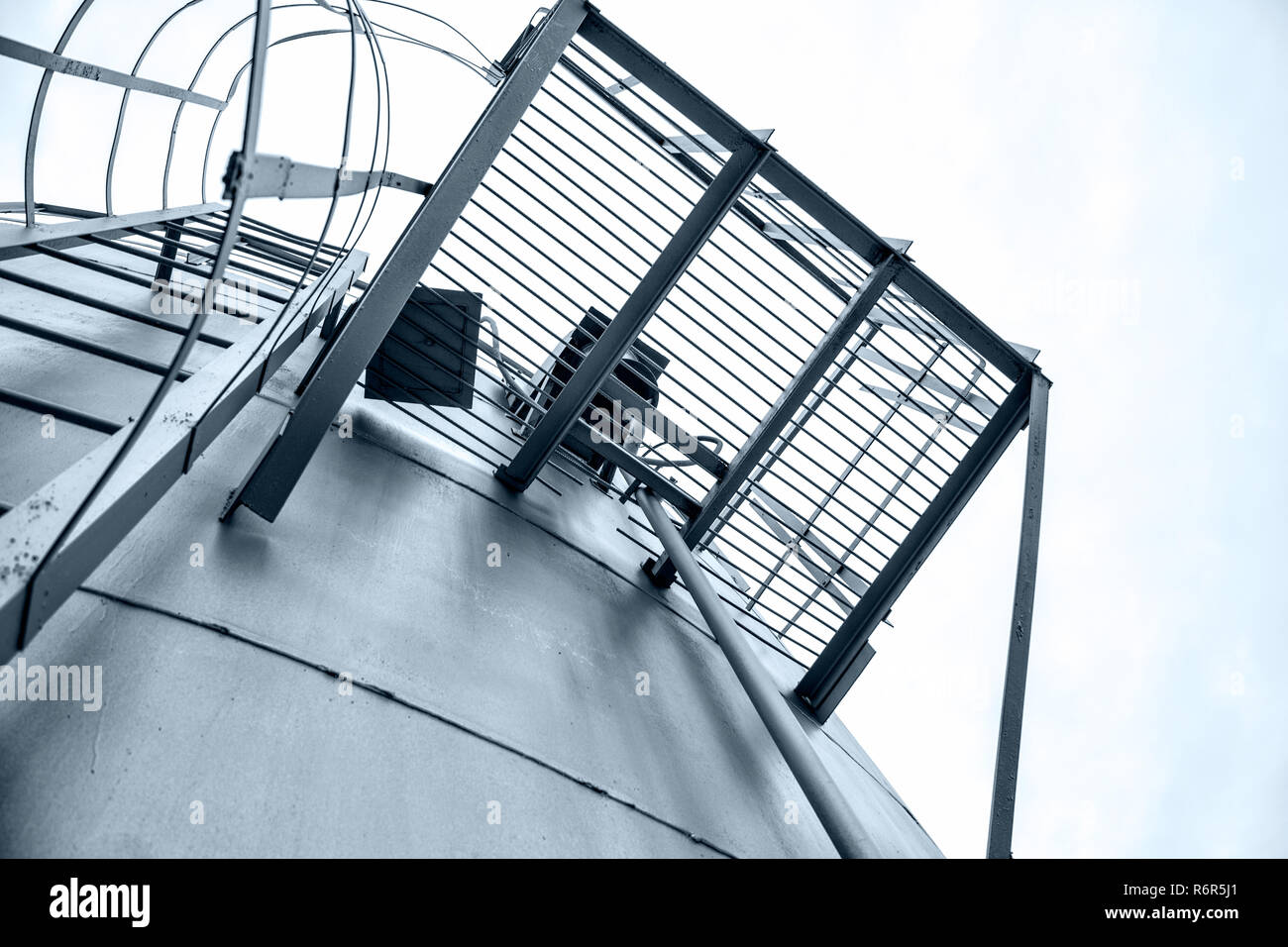 Storage tank spiral staircase hi-res stock photography and images - Alamy