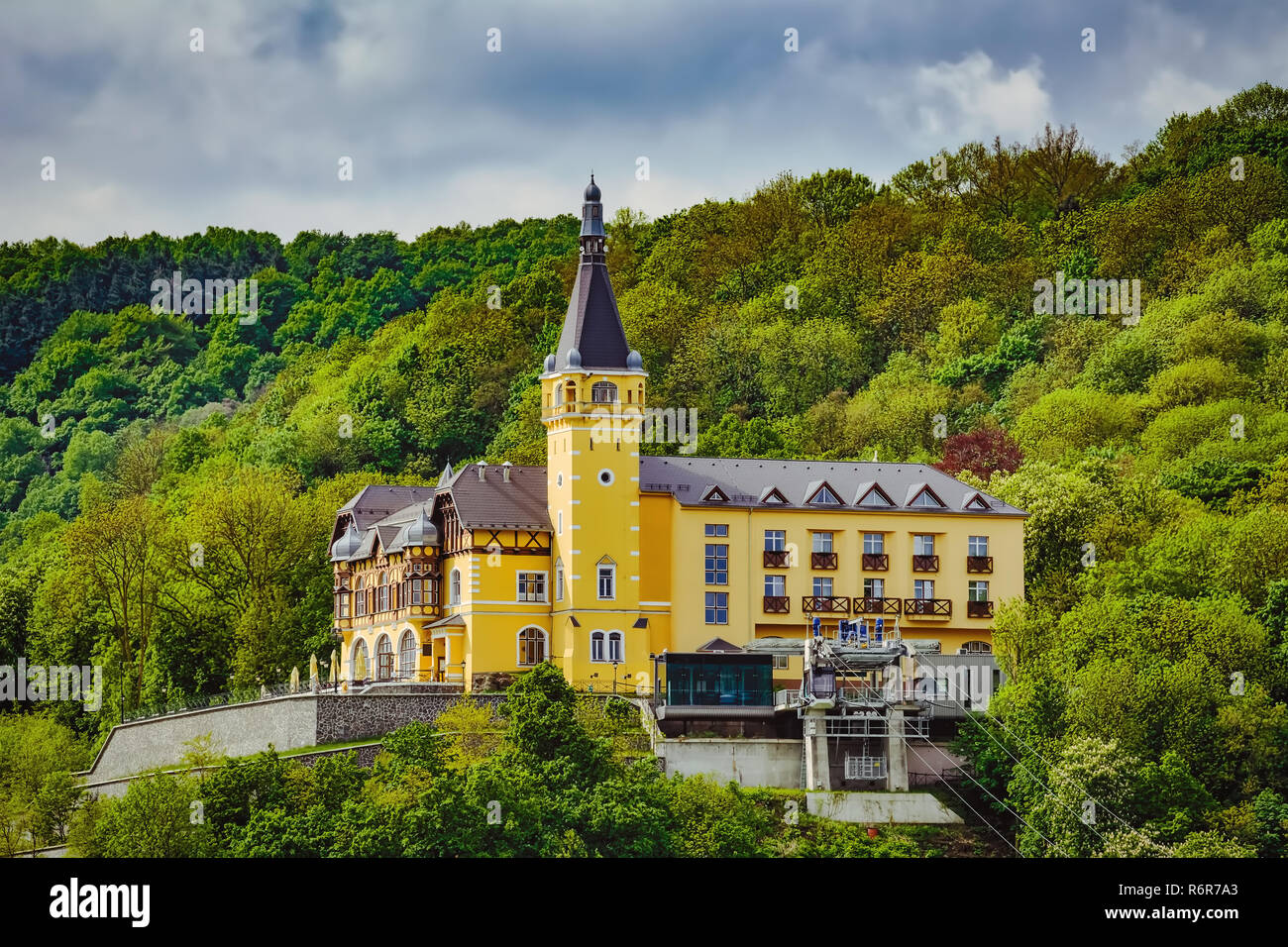 The Old Castle Stock Photo - Alamy