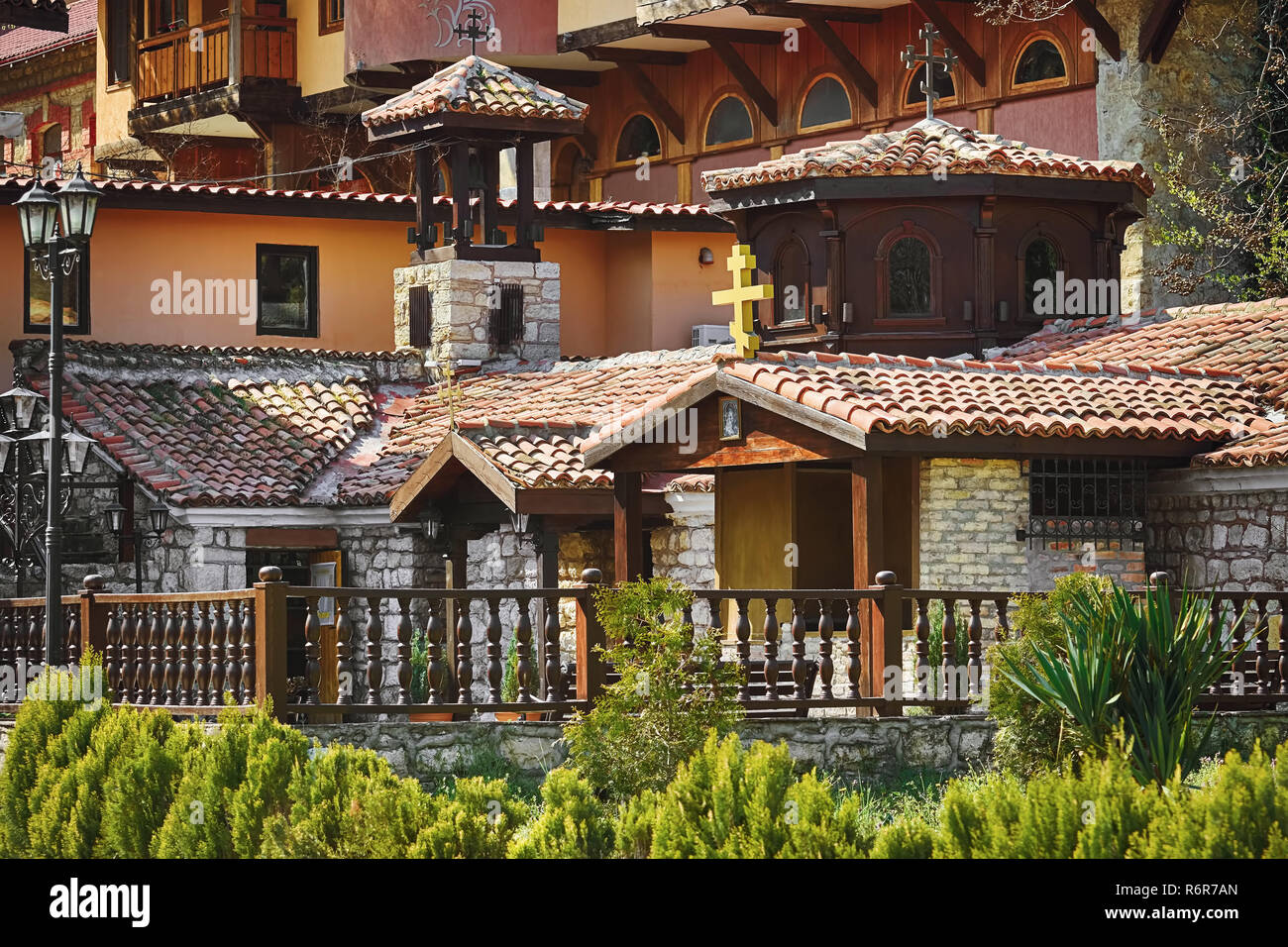 Old Orthodox Monastery Stock Photo - Alamy
