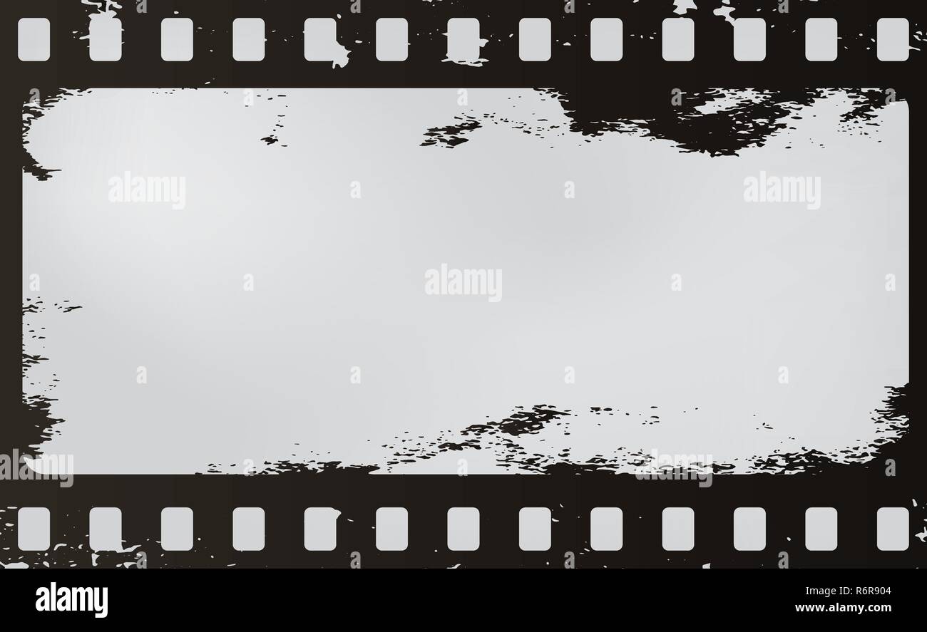 Film Strip Black Background