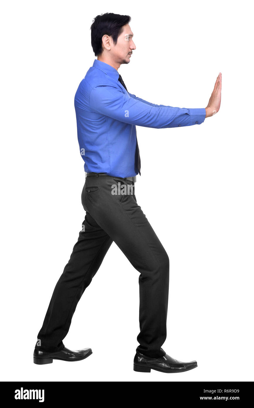 Man struggle push force hi-res stock photography and images - Alamy