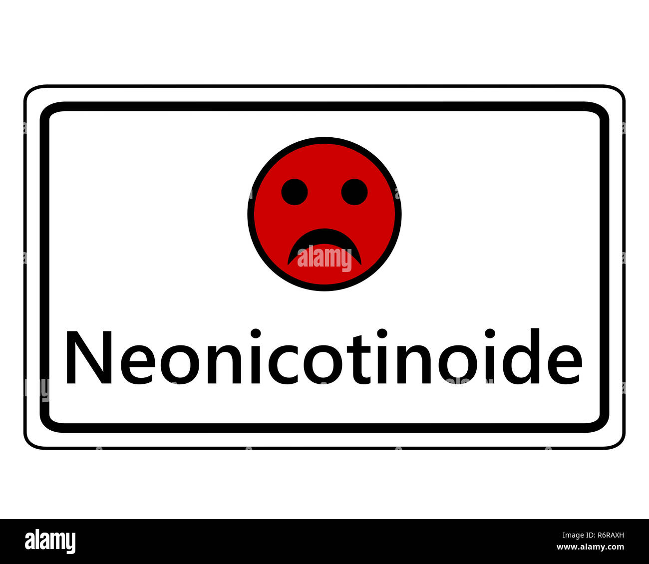shield sad smiley for neonicotinoids Stock Photo - Alamy