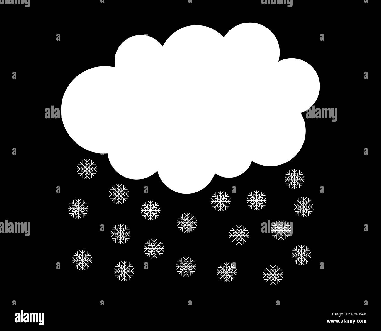 snow cloud on white Stock Photo - Alamy