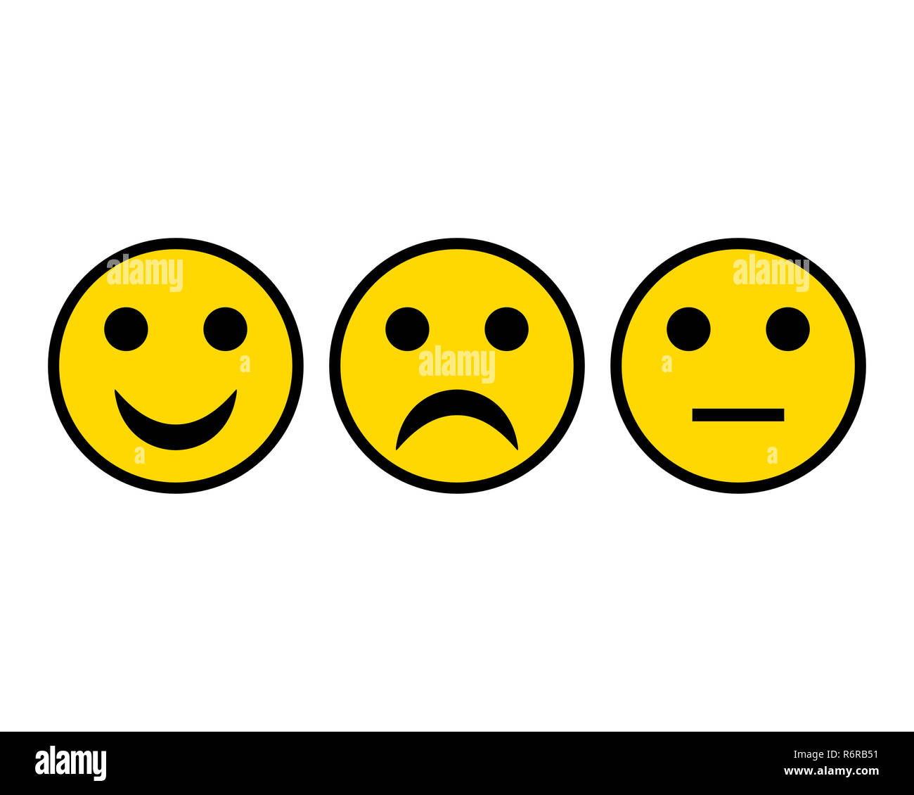 smileys on white Stock Photo - Alamy