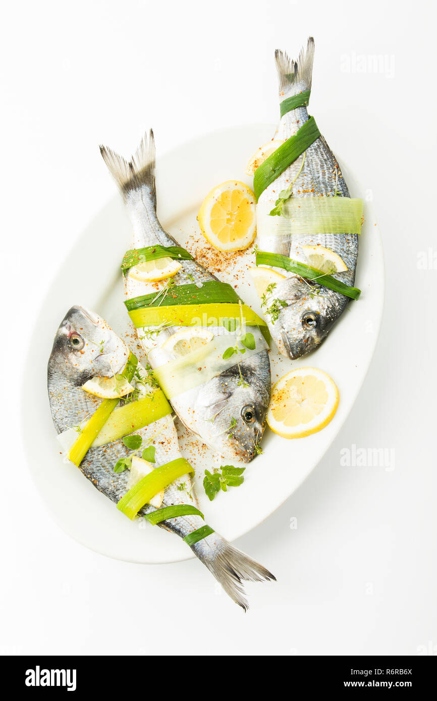 doraden,golden bream (sparus aurata Stock Photo - Alamy