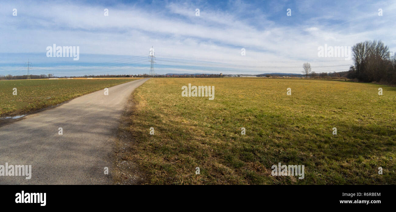 Rural landscape view Stock Photo - Alamy