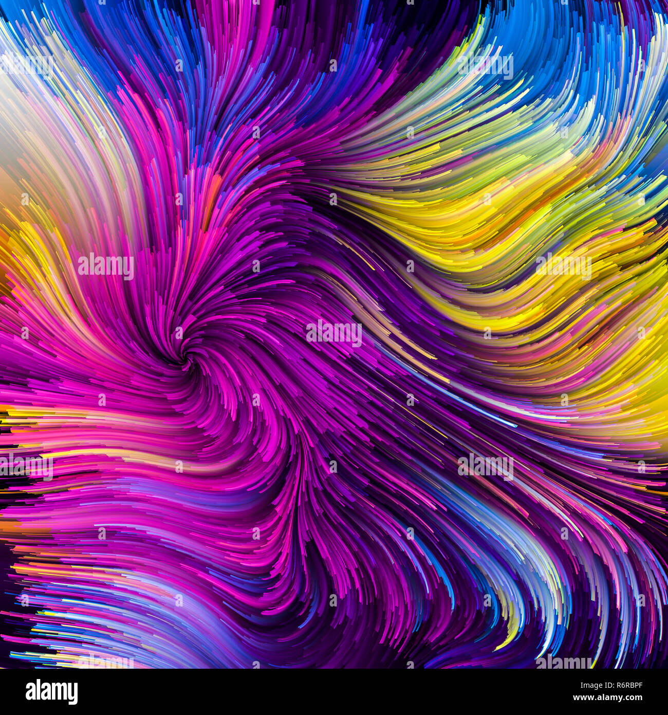 Colorful Paint Illusions Stock Photo - Alamy