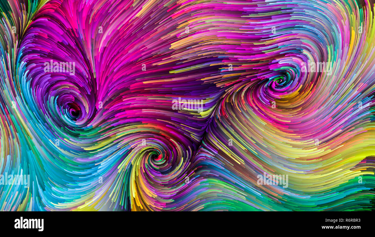 Speed of Colorful Paint Stock Photo - Alamy