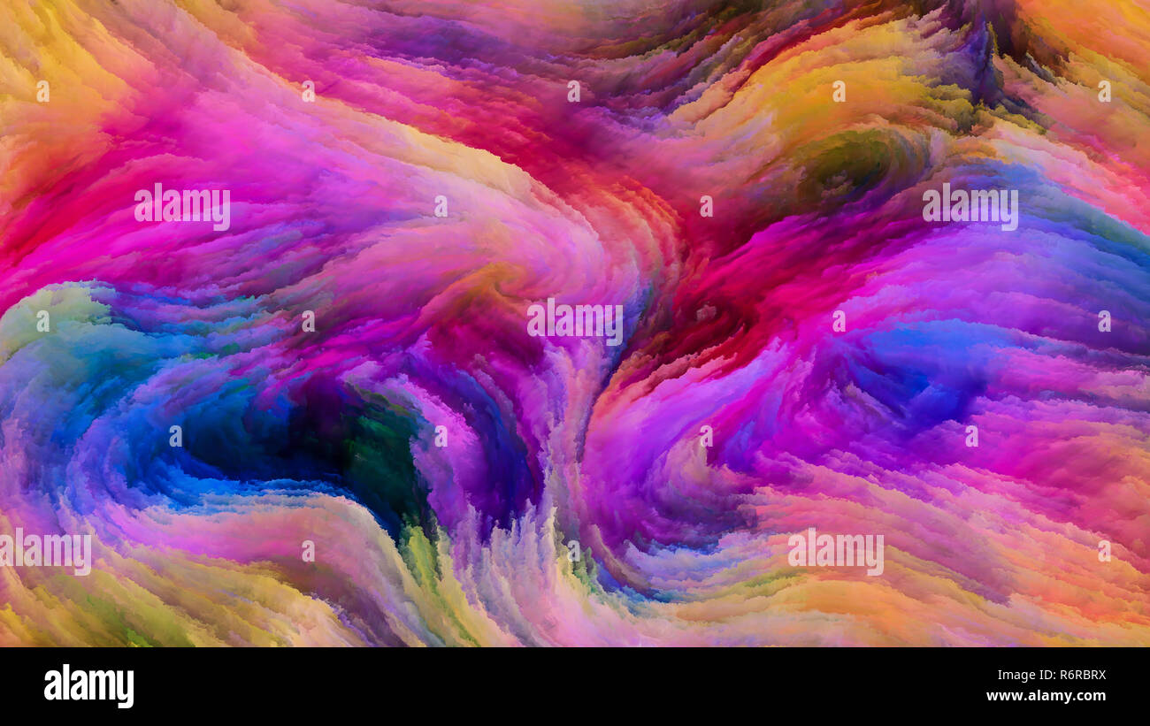 Colorful Paint Particles Stock Photo - Alamy