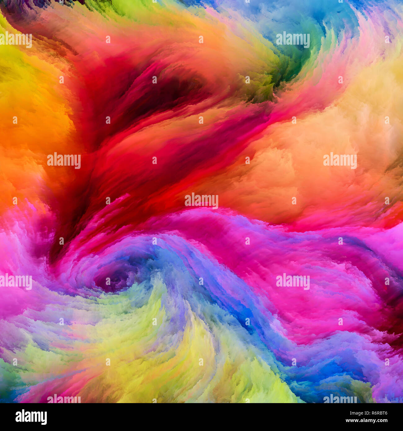 Colorful Paint Paths Stock Photo - Alamy