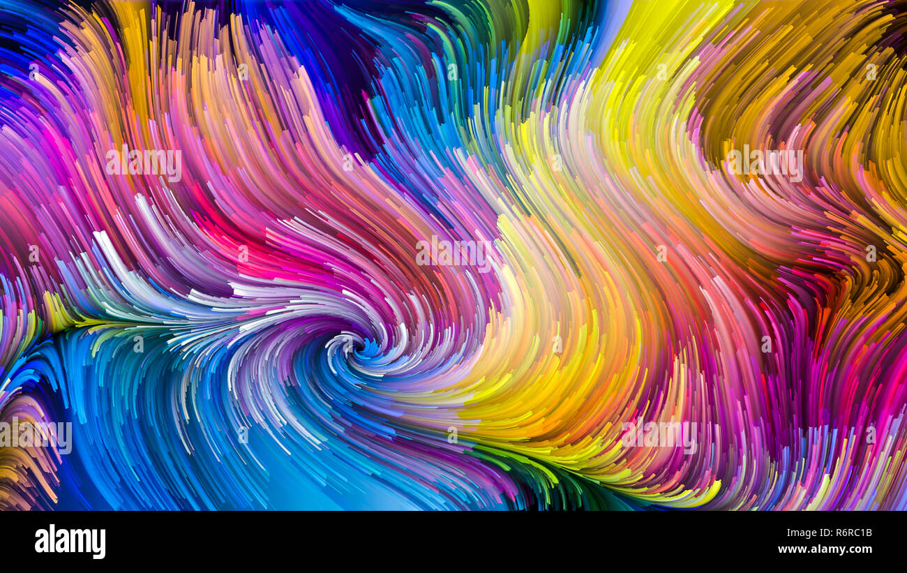 Colorful Paint Processing Stock Photo - Alamy