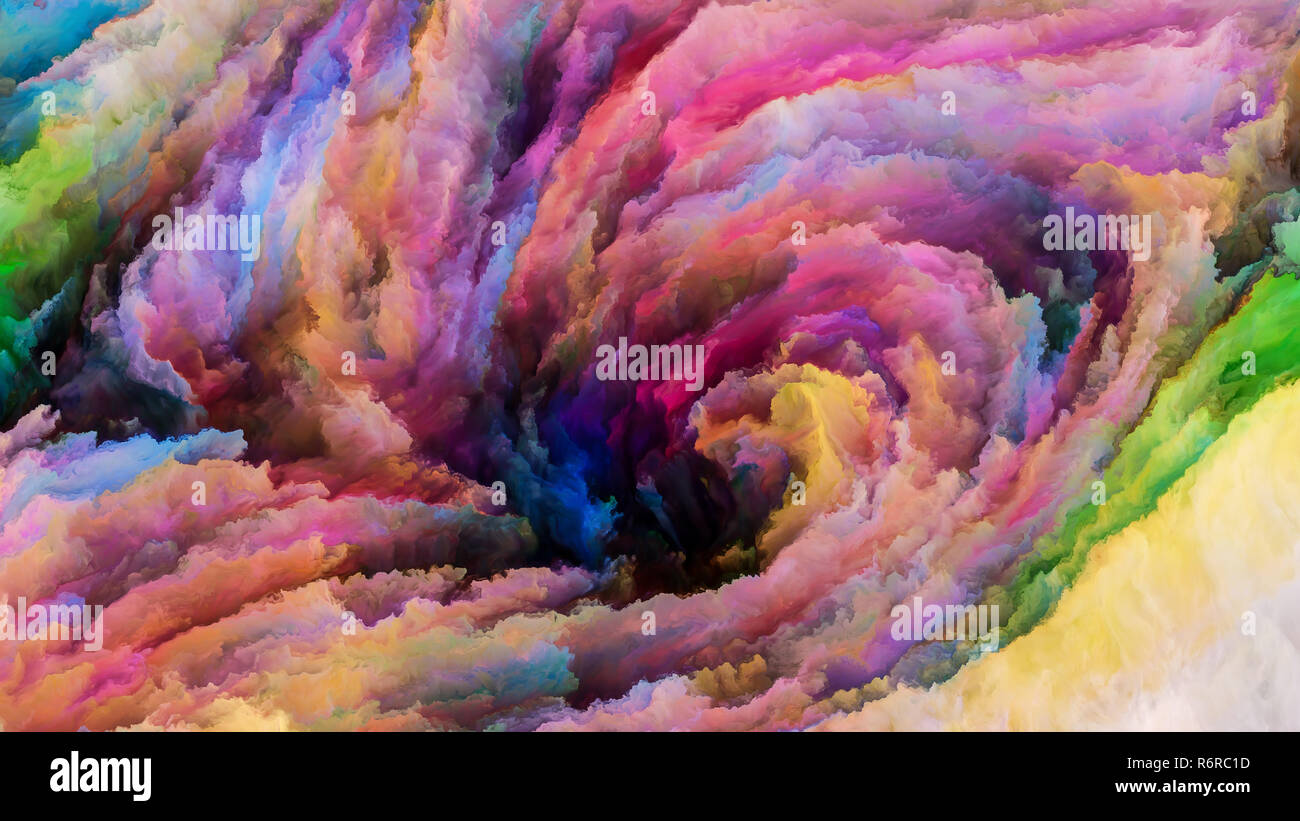 Processing Colorful Paint Stock Photo - Alamy