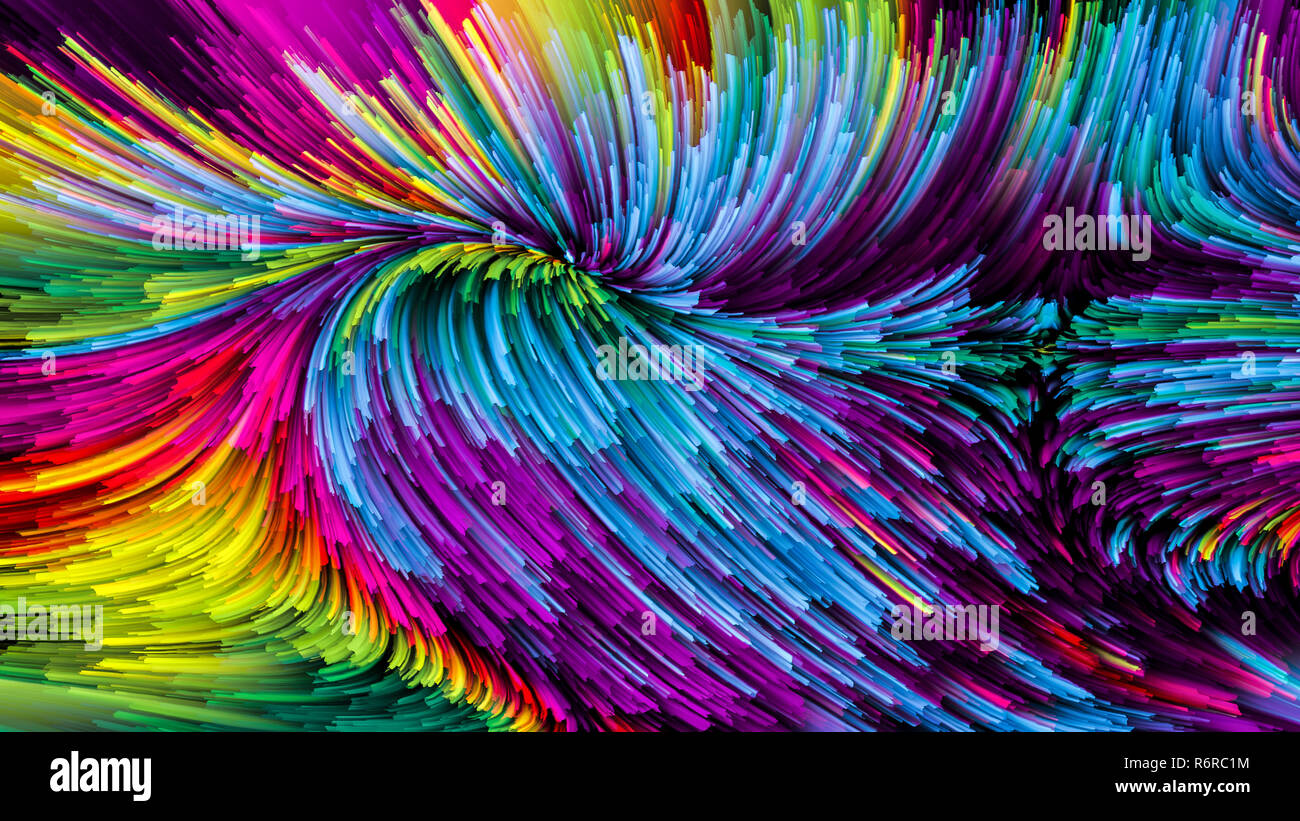 Digital Life of Colorful Paint Stock Photo - Alamy