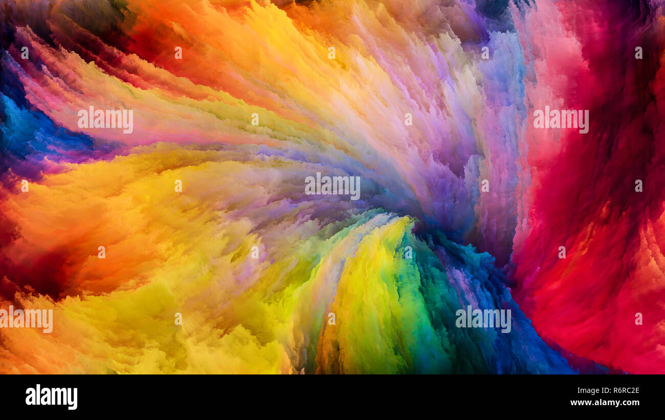 Colorful Paint Design Stock Photo - Alamy
